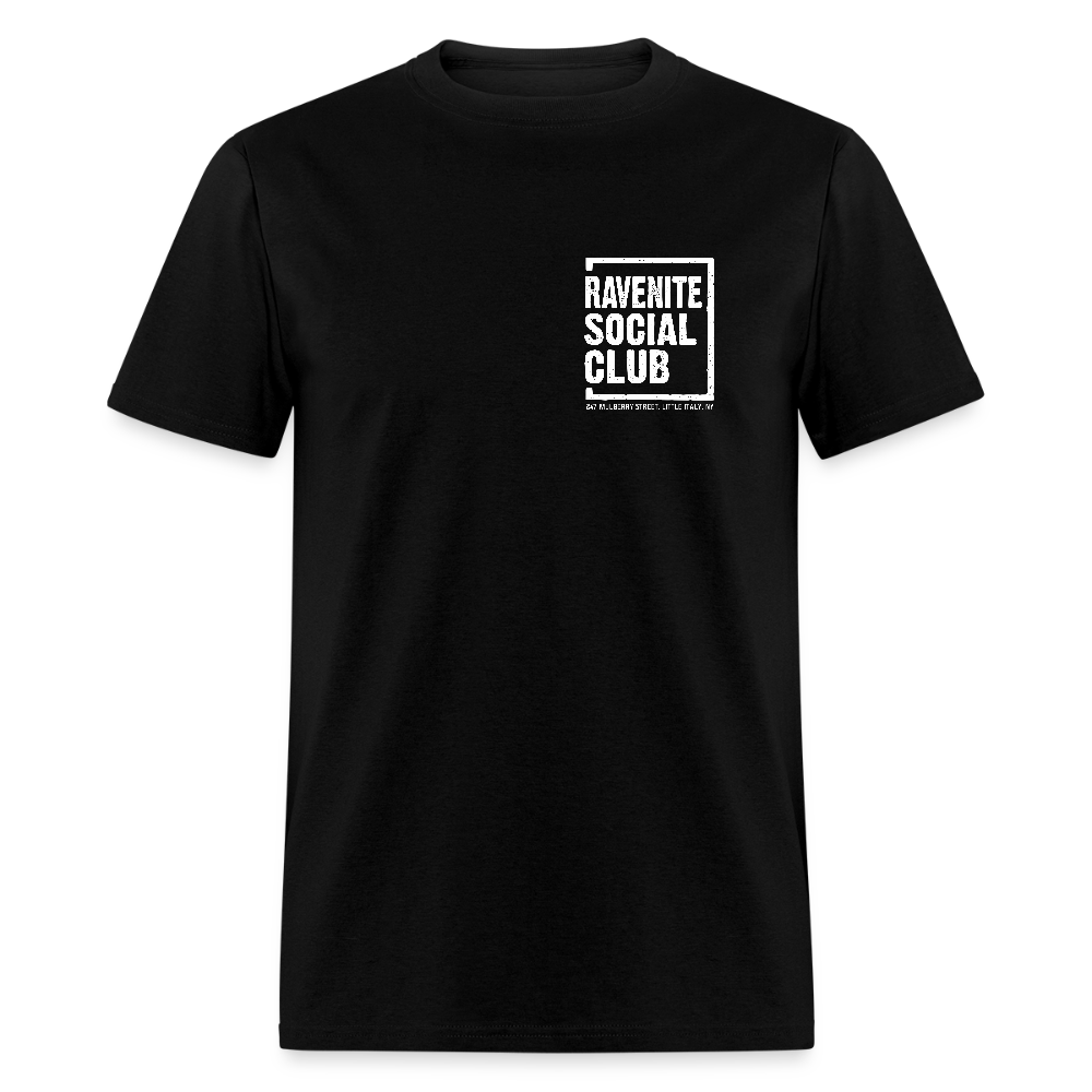 Ravenite Social Club T-Shirt (small design) – Cosa Nostra History
